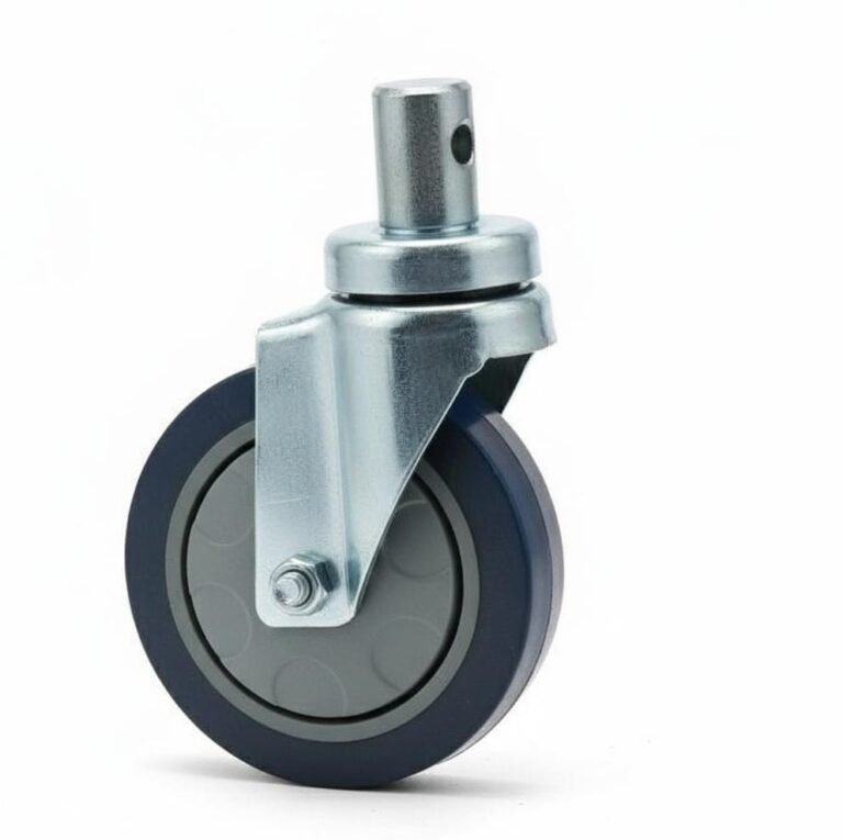 Heavy-Duty 5-Inch Anti-Lint Swivel Stem Caster Wheel (Set of 4 ...